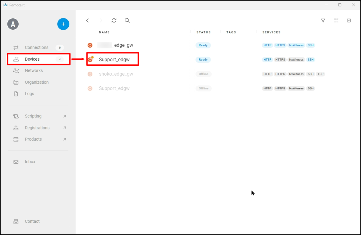 remote.it の初期設定をする（AC） – amnimo FAQ